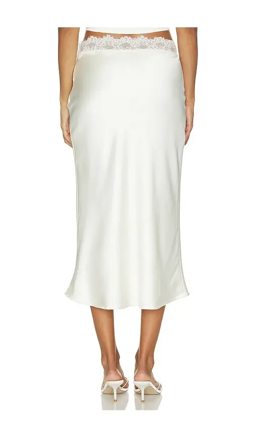 MORE TO COME Rowan Lace Midi Skirt