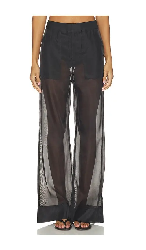 SOLAQUA Hugo Pant In Black - Noir