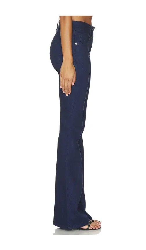 Veronica Beard Mid Rise Skinny Flare Jeans In Blue