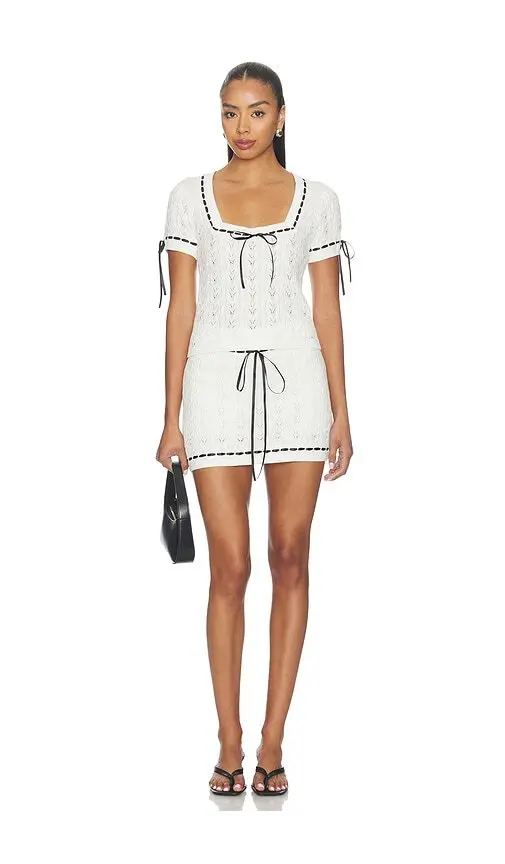Show Me Your Mumu Simone Top In Ivory