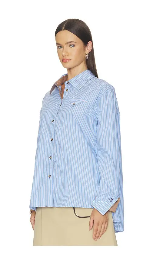 Baum Und Pferdgarten Melinda Striped Shirt - Light Bluestripe