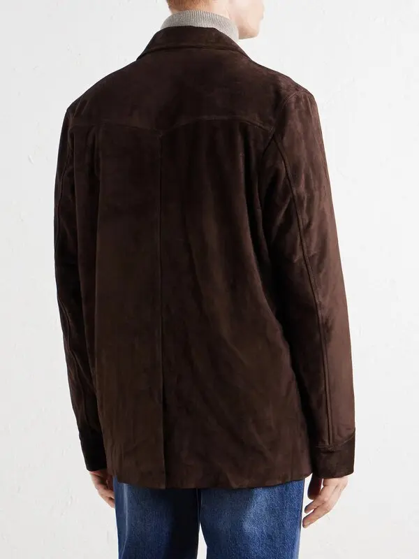 NILI LOTAN Ridgway Suede Blazer