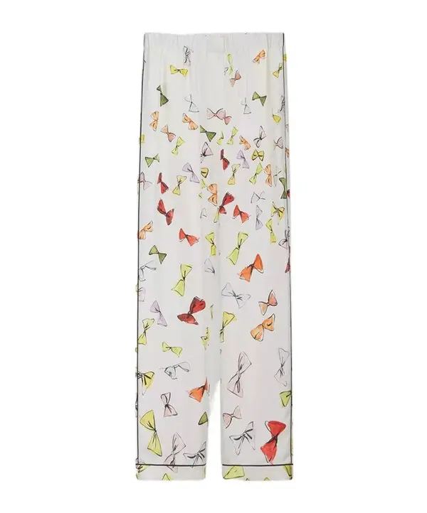 Dior Printed Bow Pajama Pants