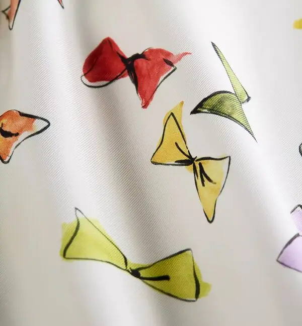 Dior Printed Bow Pajama Pants
