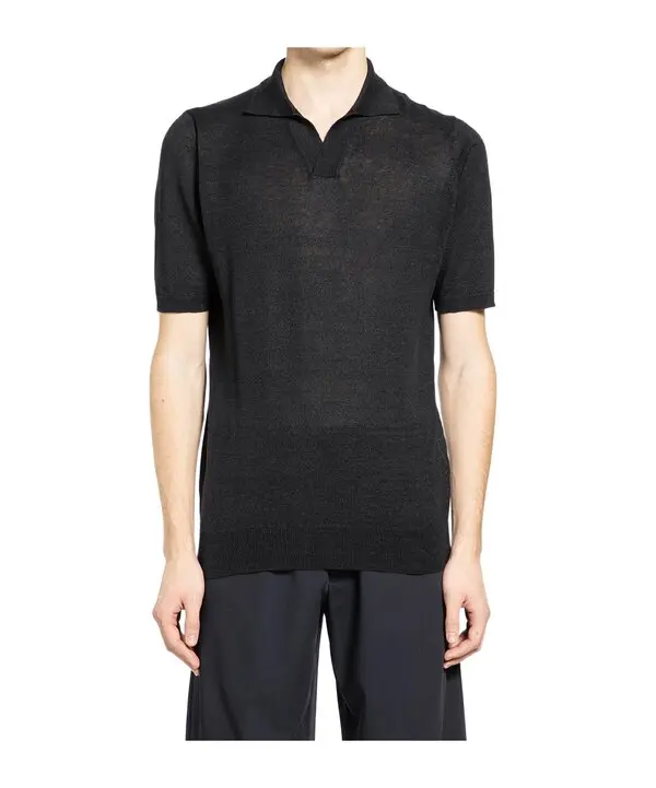 LARDINI Short-sleeved Polo Shirt
