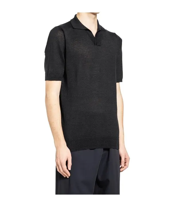 LARDINI Short-sleeved Polo Shirt