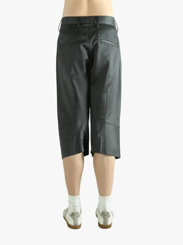 OMAR AFRIDI Panelled Wool Shorts