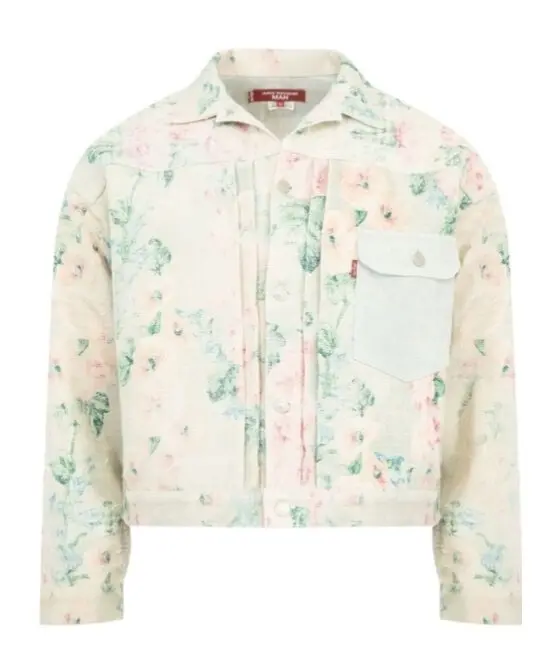 Junya Watanabe Floral Print Boxy Fit Jacket - Multi-color