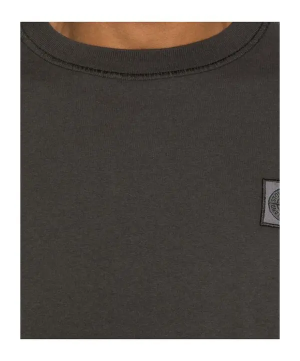 Stone Island Label-detail T-shirt - Grey