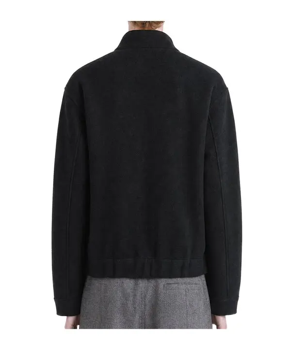 Harris Wharf London Long Sleeve Zip Up Casual Jacket