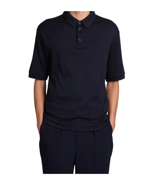 Giorgio Armani Knitted Polo Shirt