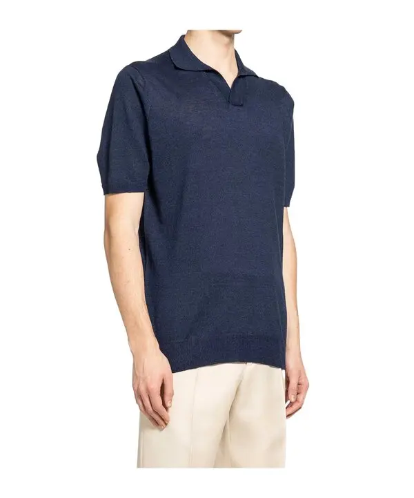 LARDINI Short-sleeved Polo Shirt