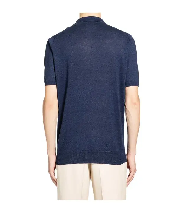 LARDINI Short-sleeved Polo Shirt