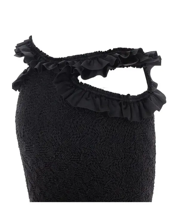 Alexander Wang Ruffled Trim Sleeveless Dress