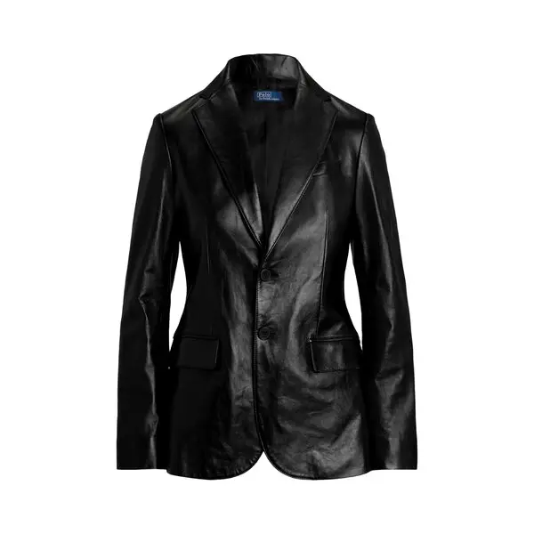 Ralph Lauren Single-breasted Lambskin Blazer