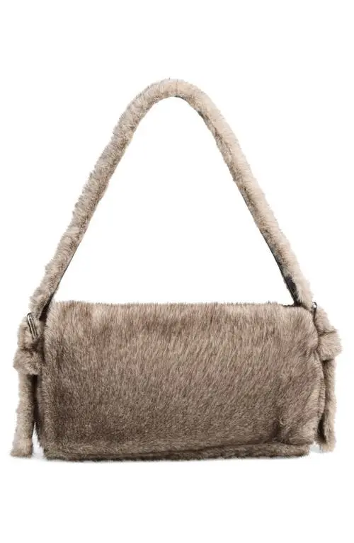Alexander Wang Ricco Slim Faux Fur Flap Bag