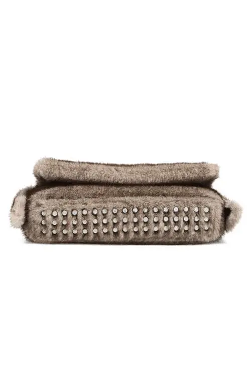 Alexander Wang Ricco Slim Faux Fur Flap Bag