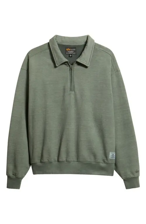 Alpha Industries Quarter Zip Sweatshirt