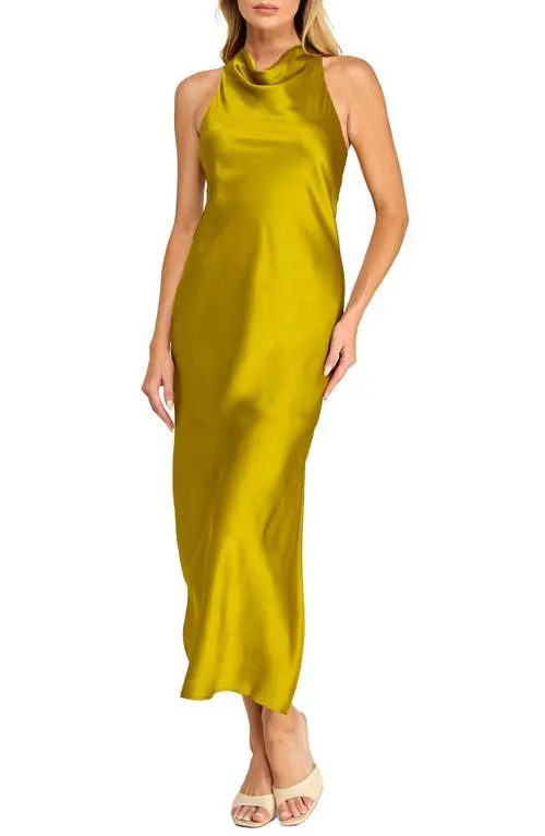 SOCIALITE Racerback Satin Dress