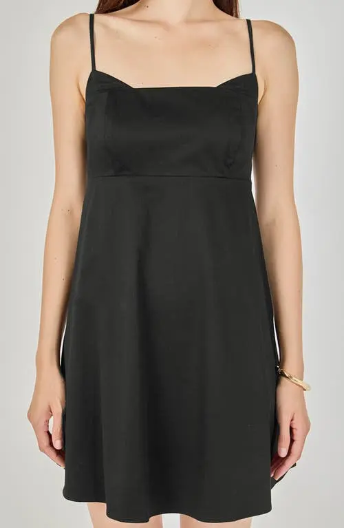 Endless Rose Spaghetti Strap Square Neck Minidress