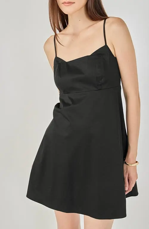 Endless Rose Spaghetti Strap Square Neck Minidress