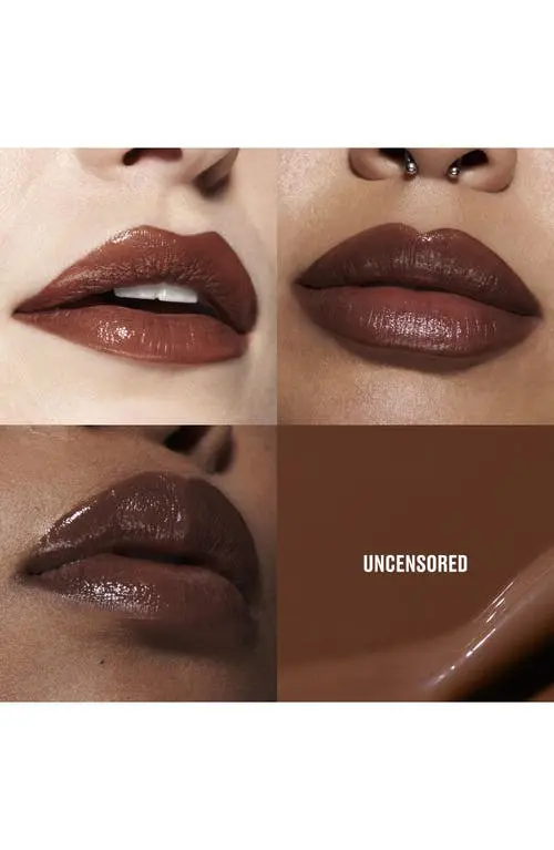 MAC COSMETICS Lustreglass Sheer-shine Lipstick - Uncensored