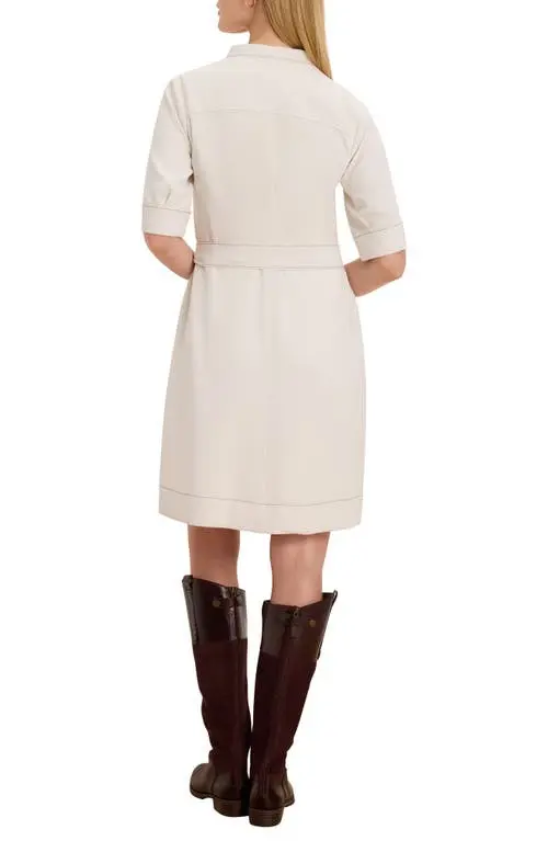 NIC+ZOE Camilla Tie Waist Crepe Dress