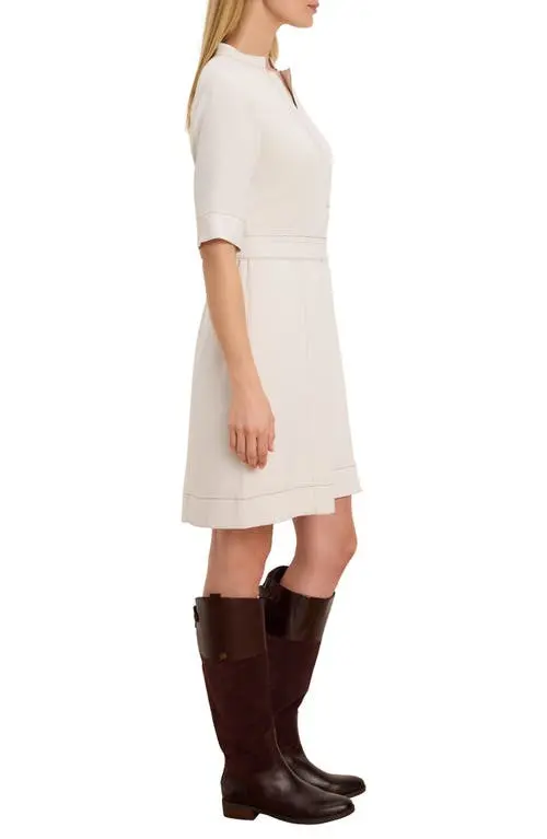 NIC+ZOE Camilla Tie Waist Crepe Dress