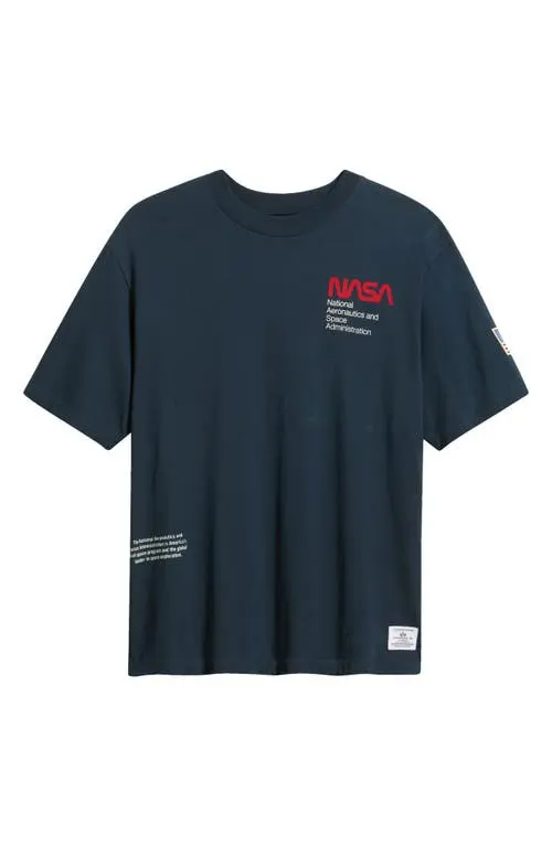 Alpha Industries Nasa Graphic T-shirt - Replica Blue