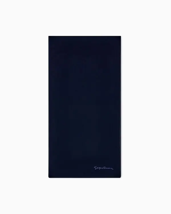 Giorgio Armani Double Stole In Viscose And Virgin Wool With Cashmere