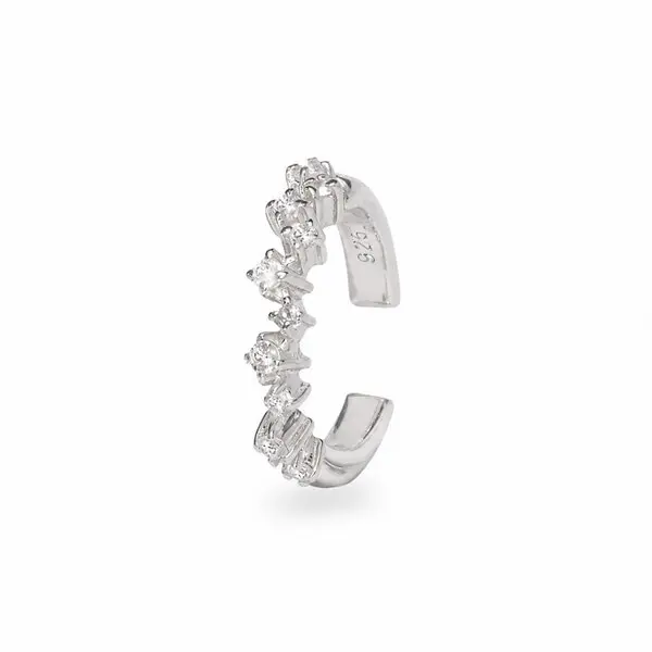 ZOHREH Topaz Scattered Ear Cuff Sterling