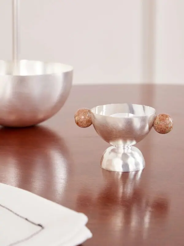 NATALIA CRIADO Plated And Stone Egg Cup