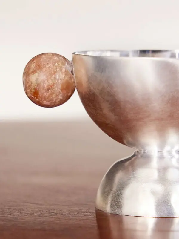 NATALIA CRIADO Plated And Stone Egg Cup