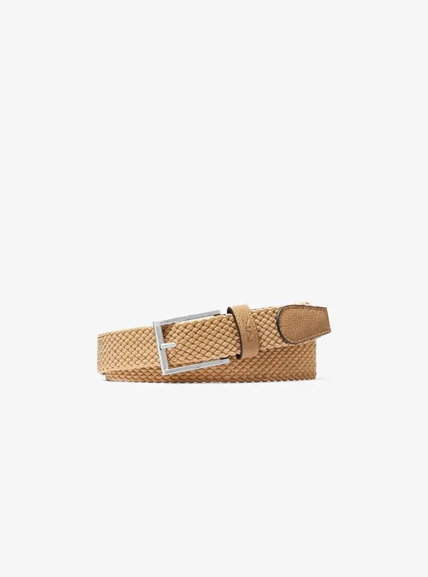 Michael Kors Braided Belt - Brown
