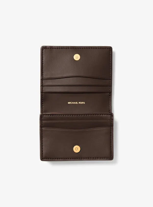 Michael Kors Bryant Small Leather Wallet In By - Brown