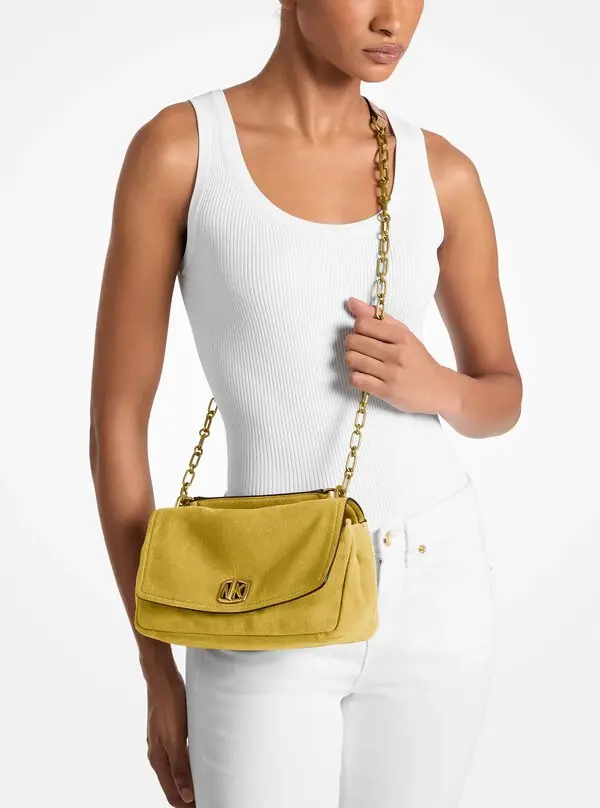 Michael Kors Bryant Small Convertible Shoulder Bag - Green