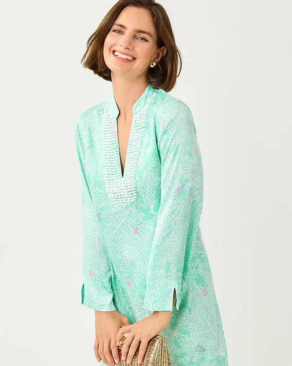 Lilly Pulitzer® Irella Caftan Dress - Mint Condition Fantastical