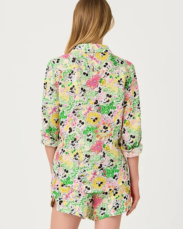 Lilly Pulitzer® Sea View Linen Button Down Shirt