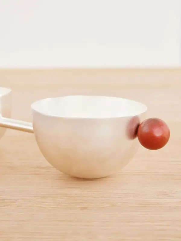 NATALIA CRIADO Double Aperitivo -plated And Stone Bowls