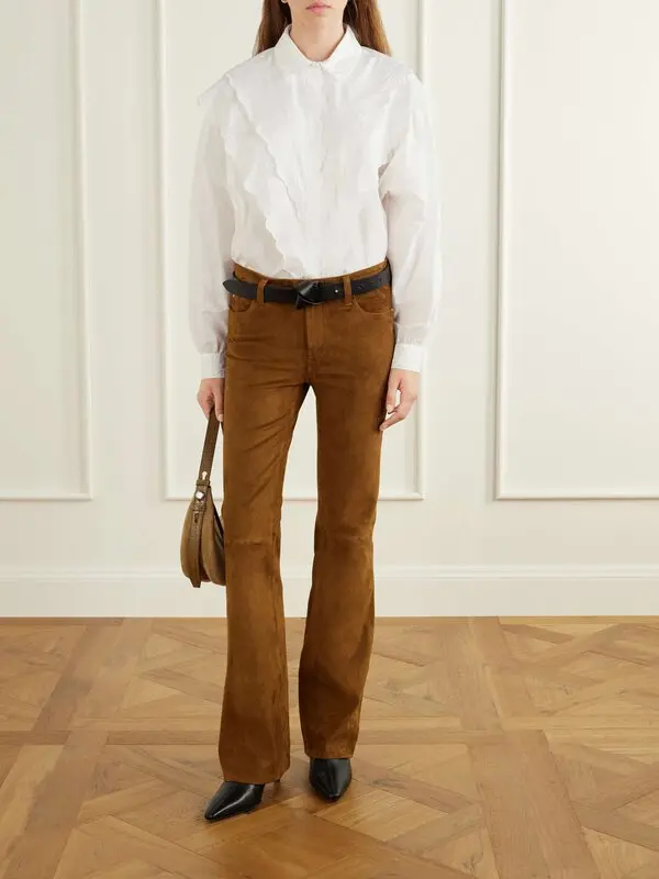 FRAME The Equestrian Cotton-poplin Shirt