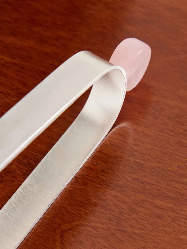 NATALIA CRIADO Plated And Quartz Ice Tongs