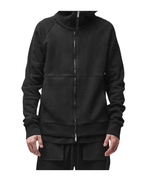 THOM KROM Casual Hooded Zip-up Jacket