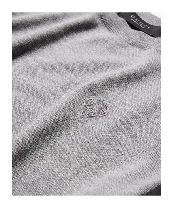 Gucci Silk Wool T-shirt With Embroidery