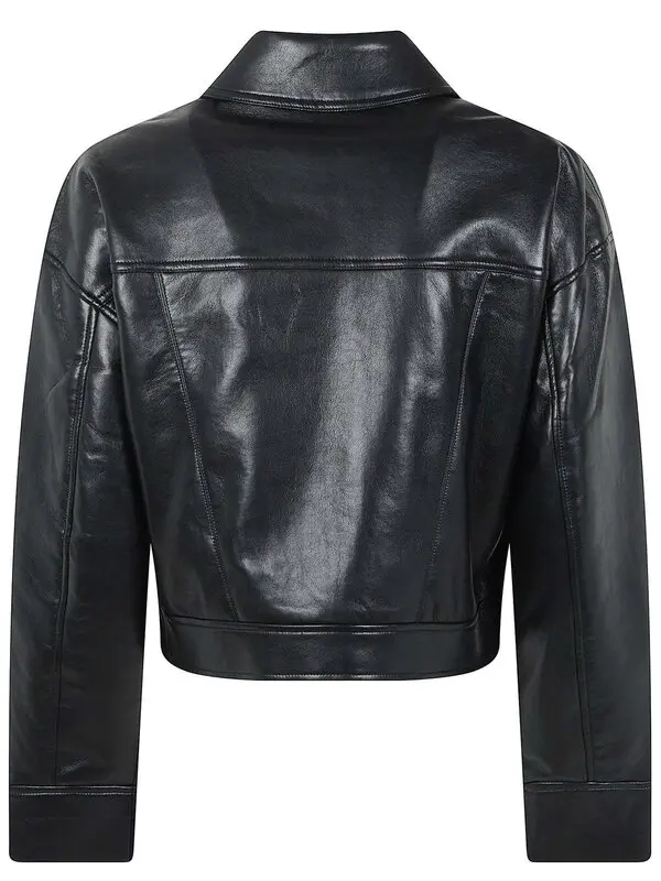 ANINE BING Leather Biker Jacket