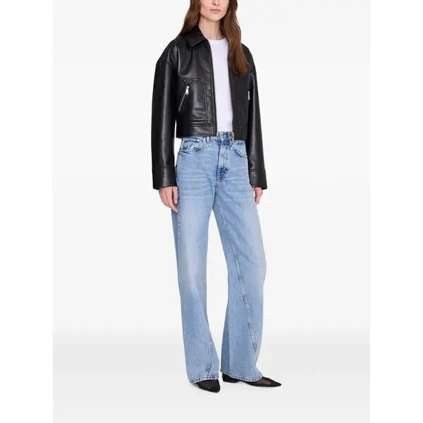 ANINE BING Leather Biker Jacket