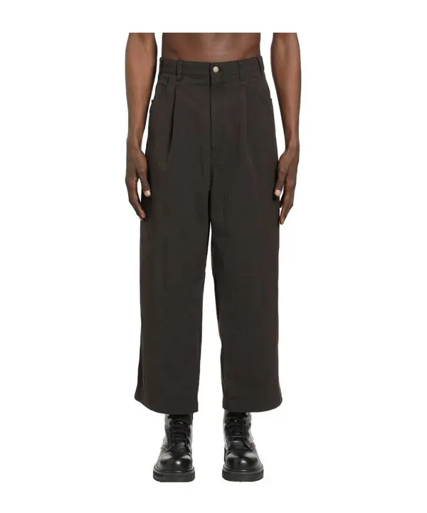 Comme Des Garçons Homme Pleated Wide Leg Trousers