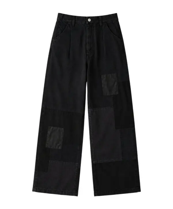 Comme Des Garçons Panelled Wide-leg Trousers