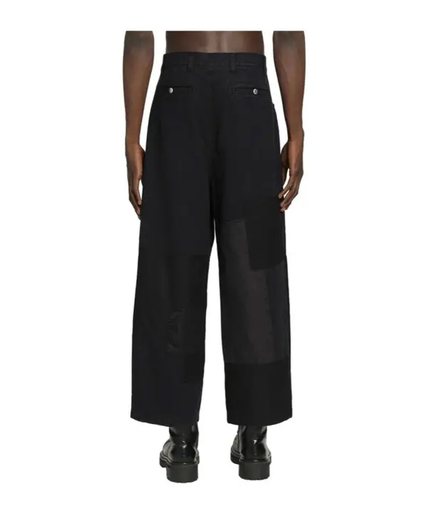 Comme Des Garçons Panelled Wide-leg Trousers