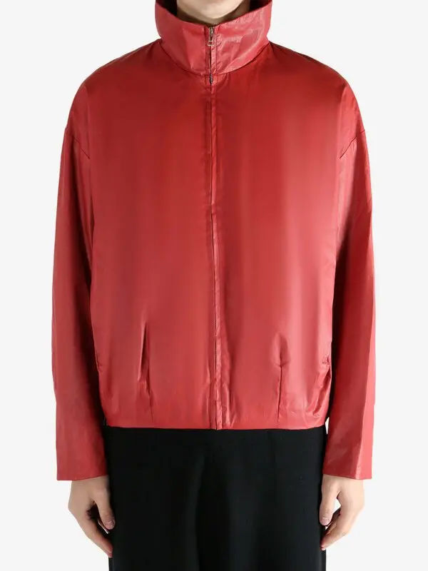 OMAR AFRIDI Stand-up Collar Jacket With Long Sleeves