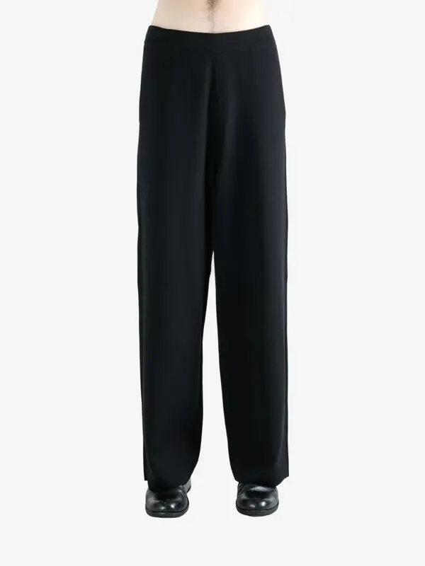 OMAR AFRIDI Double-sided Knitted Straight Leg Pants